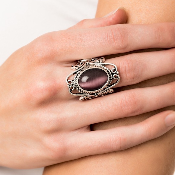 paparazzi | Jewelry | Beautiful Purple Moonstone Ring | Poshmark